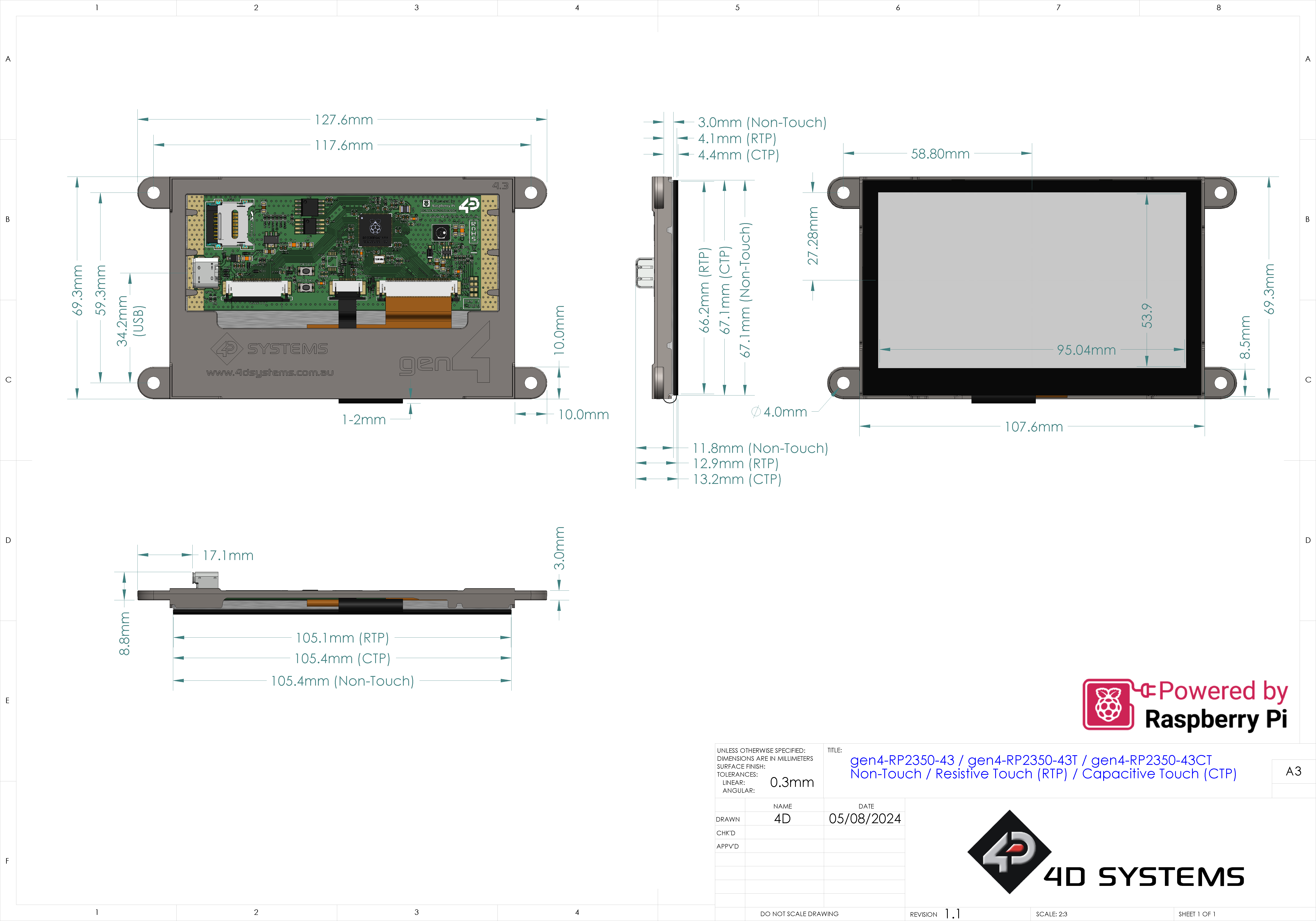 gen4-RP2350-RGB Series - 4D Systems Resource Centre